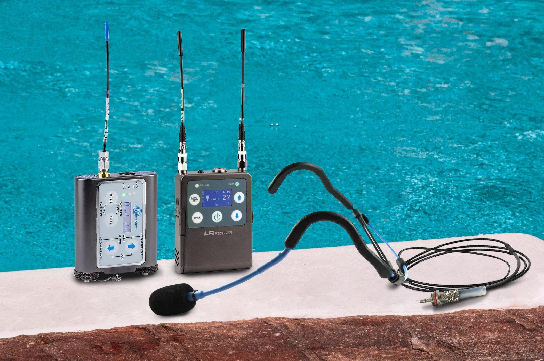 Lectrosonics Aquatic/Submersible Wireless Microphone System & Headset ...