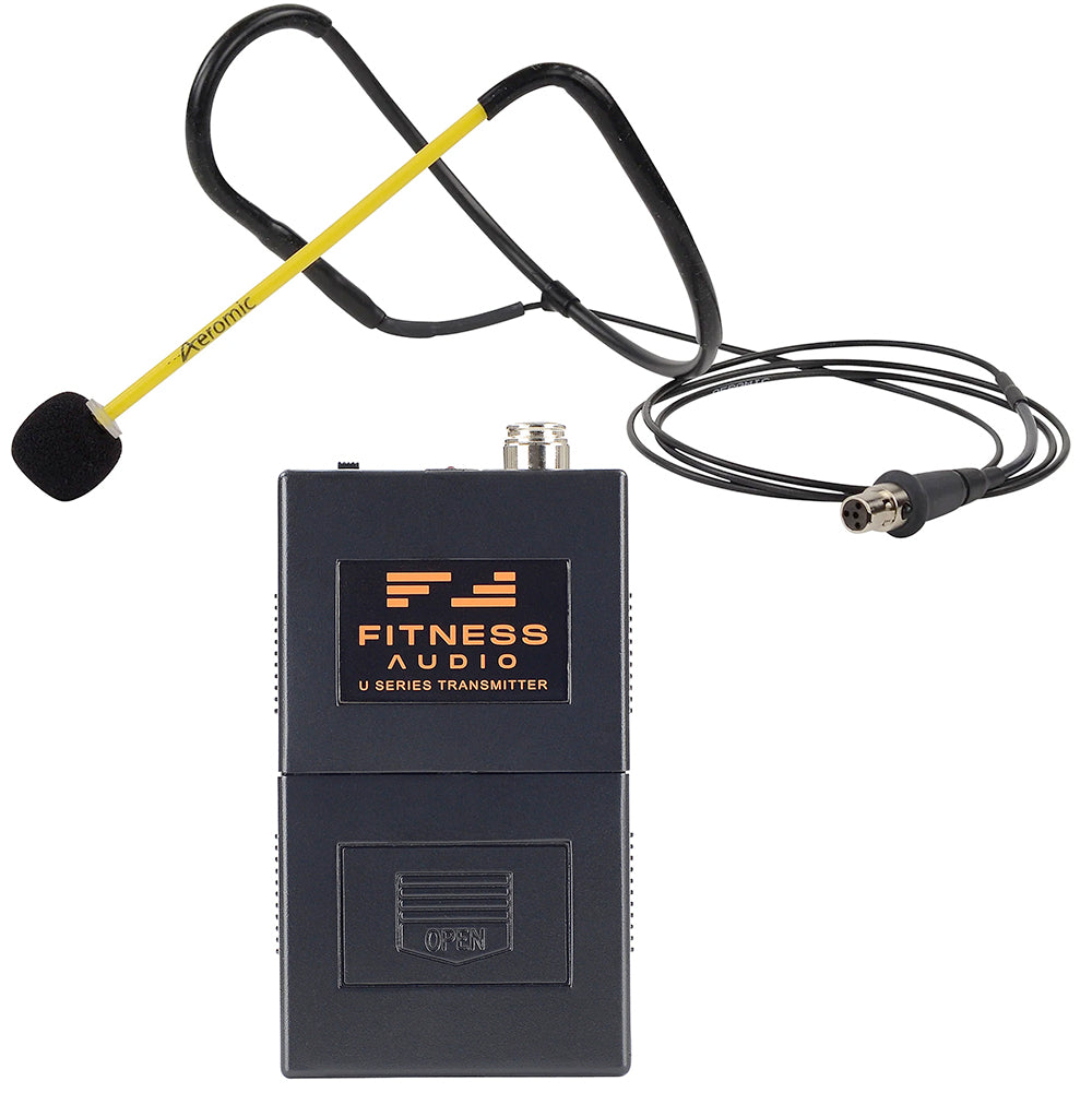 Aeromic Headset Microphone & Fitness Audio UHF Bodypack Transmitter ...