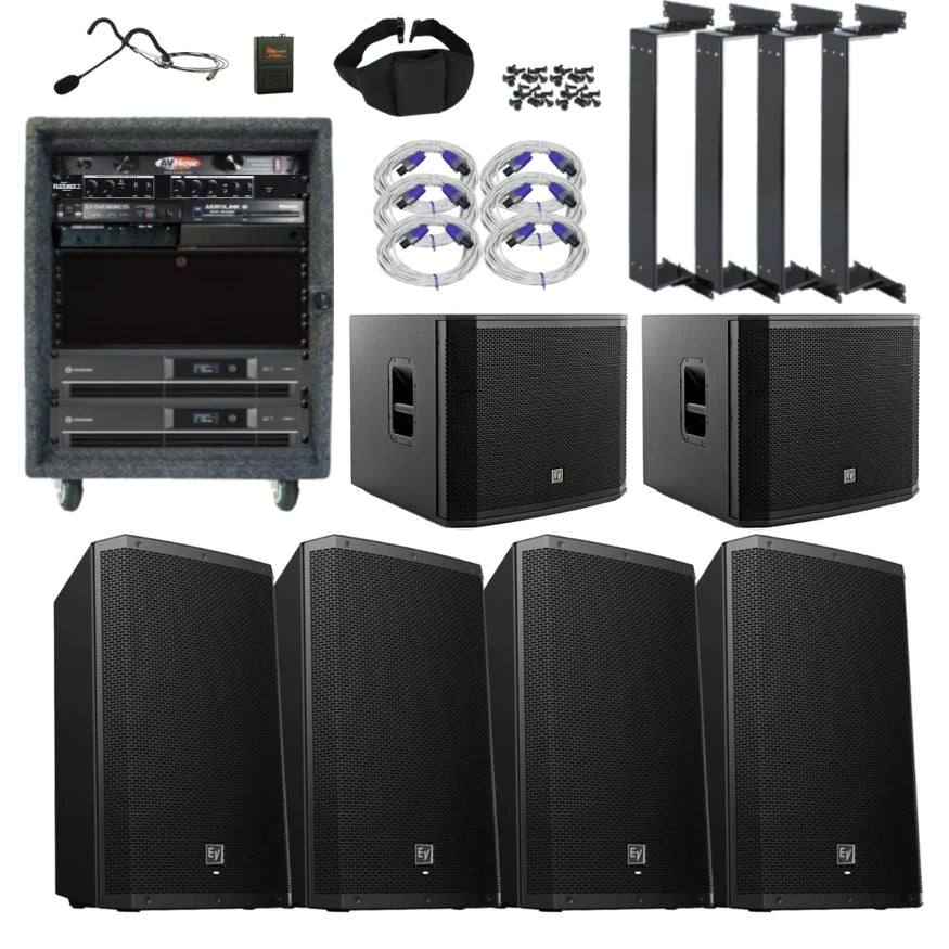 Group Exercise Cycle Fitness Center Sound System with Maximum Bass — AV ...
