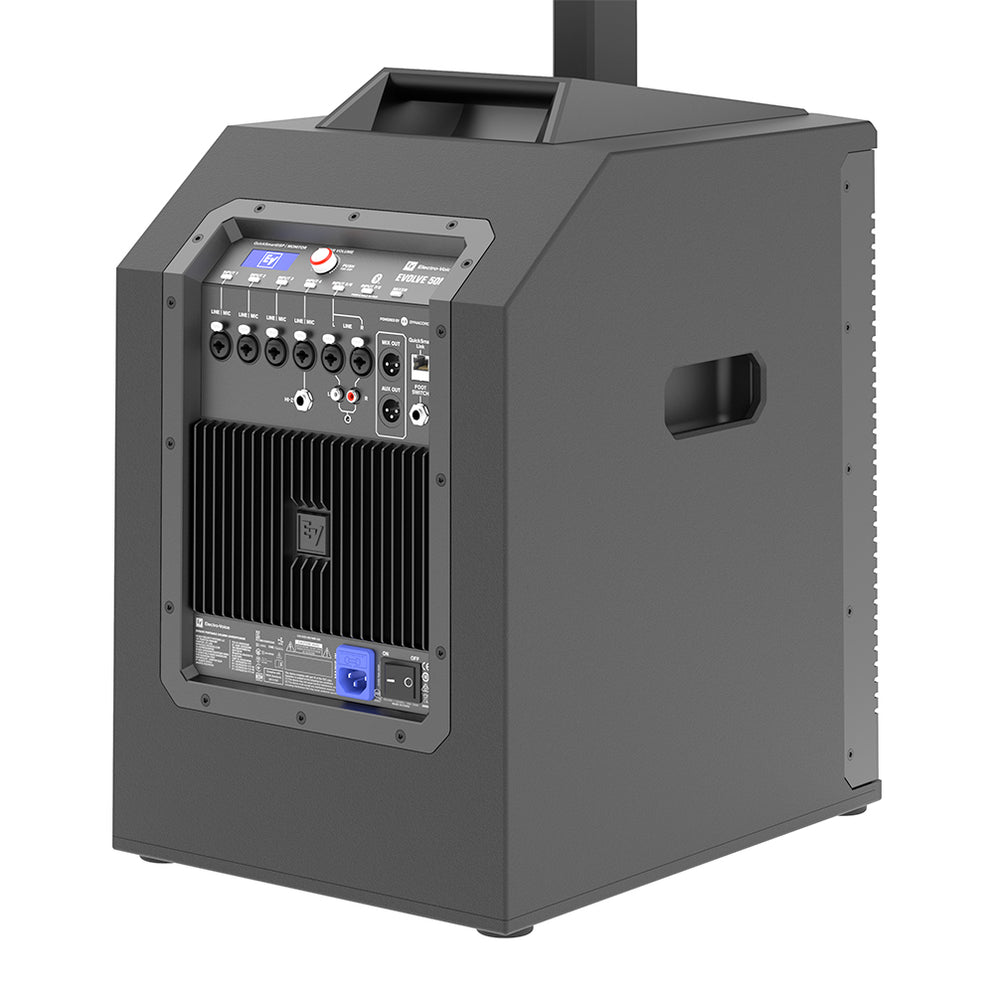 Electro-Voice Black Evolve 50M Column Powered Speaker with Bluetooth ...