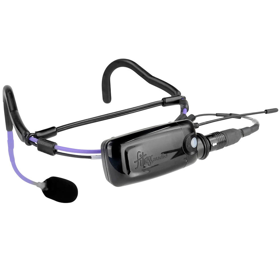 Fitness Audio Mini-Tx UHF 8-Channel Wireless Mic Transmitter & Headset ...