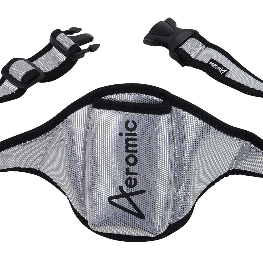 Aeromic Silver Glitter Microphone Pouch for Fitness Instructors — AV ...