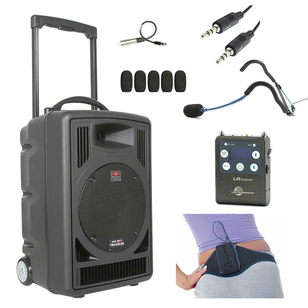 Aquatic Portable Sound System with Waterproof Microphone TV8 Speaker ...