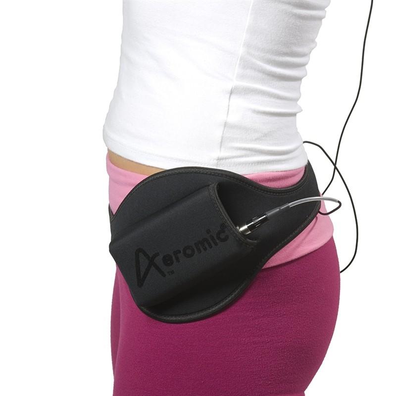 Aeromic SP-2.45 Hipster Angled Sports Pouch - Black — AV Now Fitness Sound