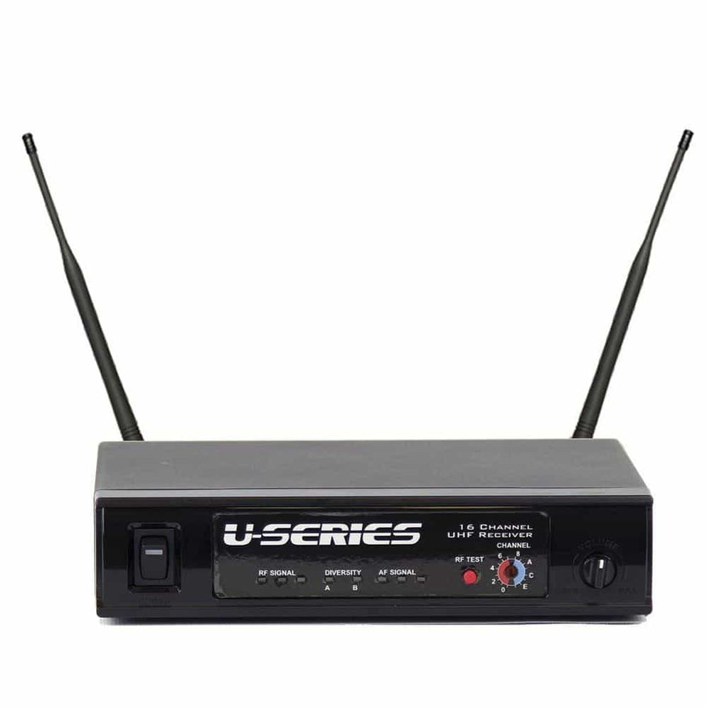 Fitness Audio Mini-Tx UHF 16-Channel Wireless Mic System w/ Headset ...