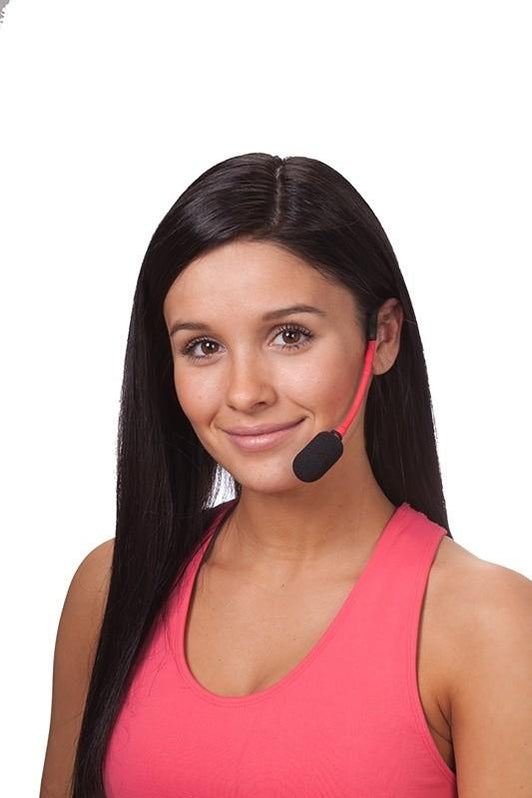 Fitness Audio UHF 16-Channel Wireless Mic Base System w/ Emic Headset ...