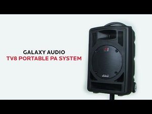 Galaxy Audio Travelver TV8 Portable Speaker with Bluetooth and Wheels ...