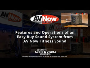 Group Exercise Cycle Fitness Center Sound System with Maximum Bass — AV ...